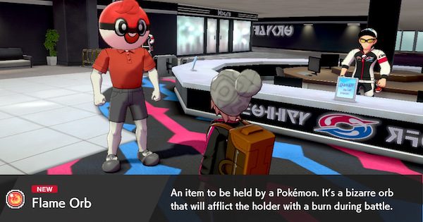 Pokémon Sword and Shield: How to get the Flame Orb and Toxic Orb