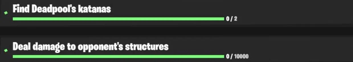 Where to find Deadpool's Katanas in Fortnite Week 4