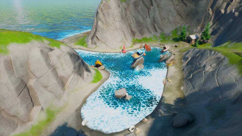 Visit Shipwreck Cove, Yacht, and Flopper Pond: Fortnite Week 5 challenge