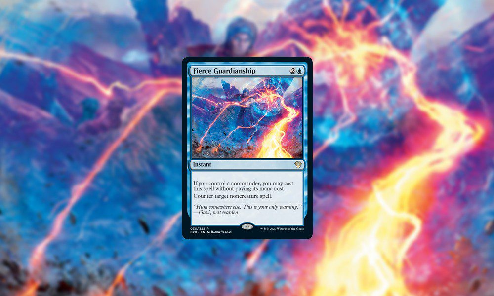 MTG Commander 2020 unveils new counterspell Fierce Guardianship