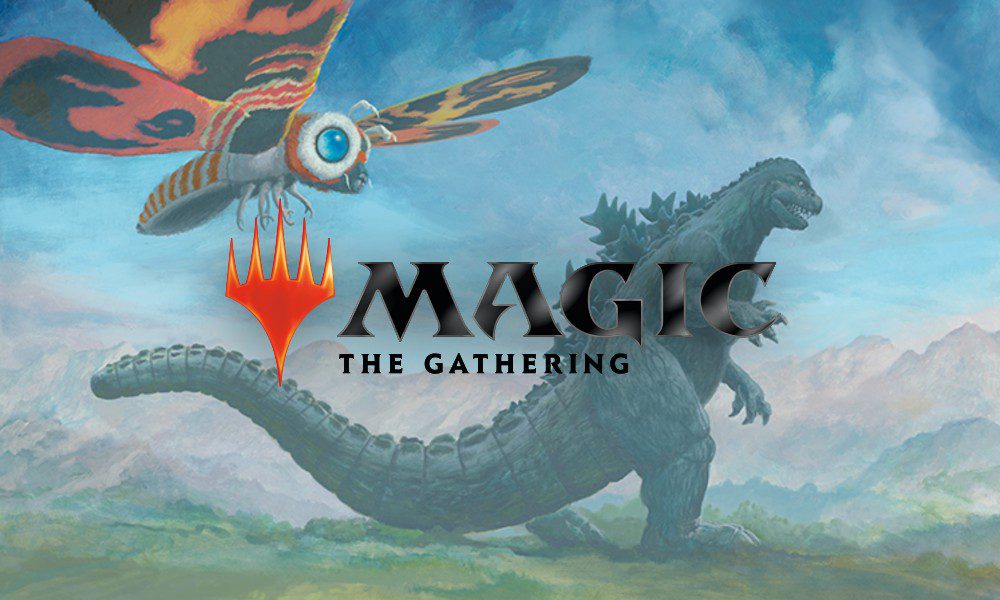 MTG Secret Lair showcases Godzilla across five basic lands