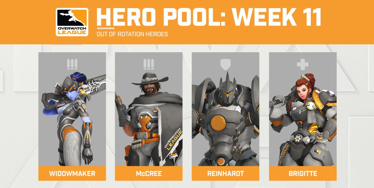 Overwatch announces Hero Bans for next week and Week 11 of the OWL