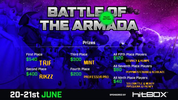 Trif wins Smash Melee Singles at Battle of the Armada - Upcomer