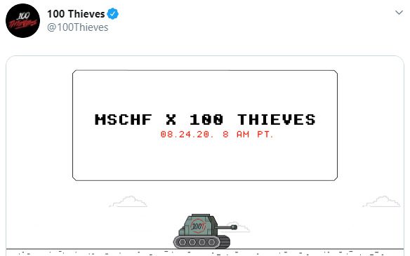 100 Thieves collaborate with MSCHF to create Dino Swords game - Upcomer