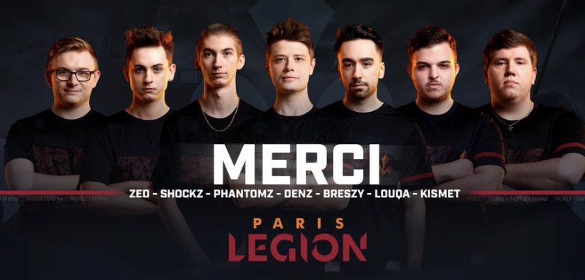 Paris Legion release their entire Call of Duty roster - Upcomer