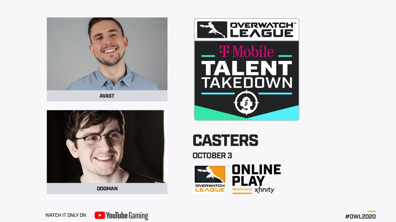 Casters announced for Overwatch League Talent Takedown - Upcomer