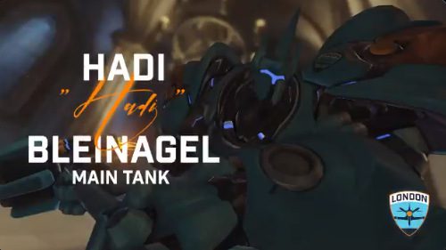 Main Tank Hadi joins the London Spitfire - Upcomer