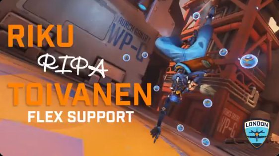 Flex Support Ripa joins the London Spitfire - Upcomer