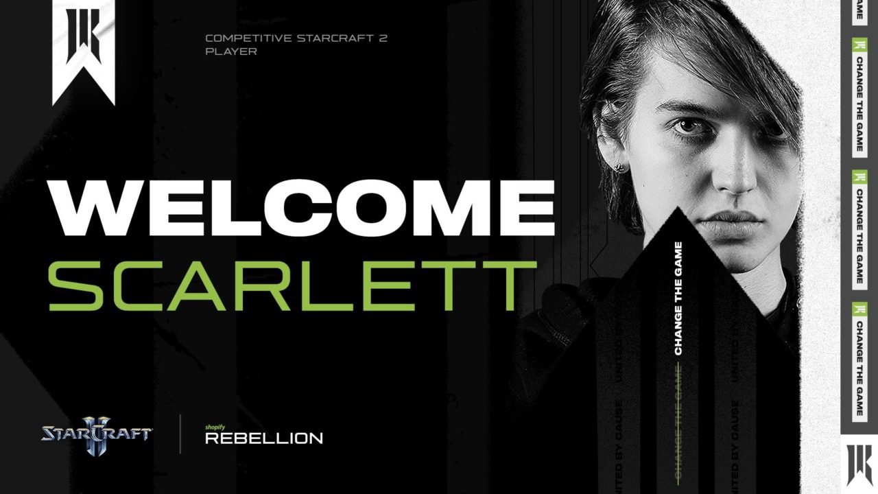 Shopify forms Rebellion and signs StarCraft II pro Scarlett