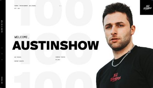 100 Thieves sign Love or Host creator Austin Show