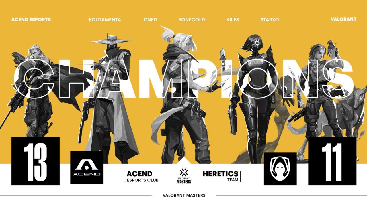 Acend secure first Valorant European Masters crown