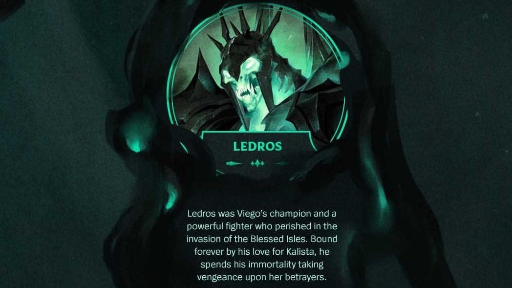 New League of Legends lore graphic has a bio for Ledros