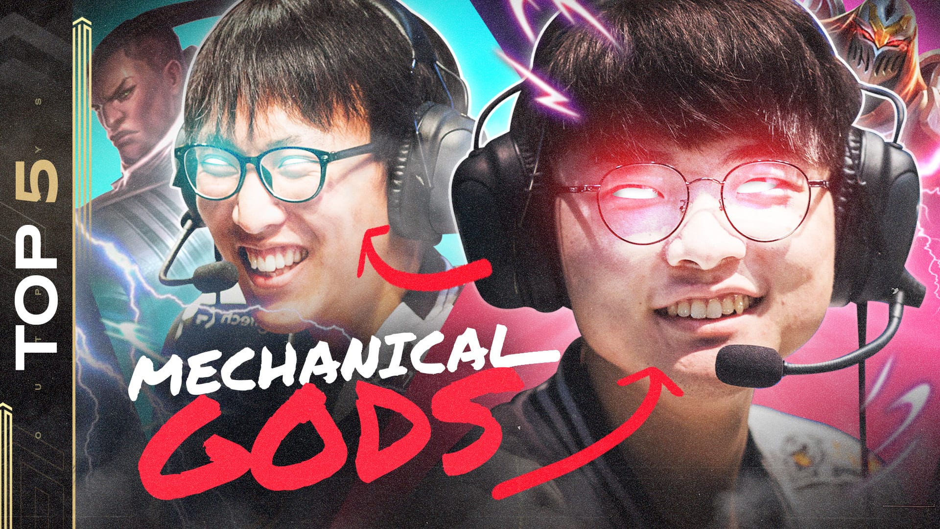 Video: Top 5 Mechanically Godlike League of Legends Outplays