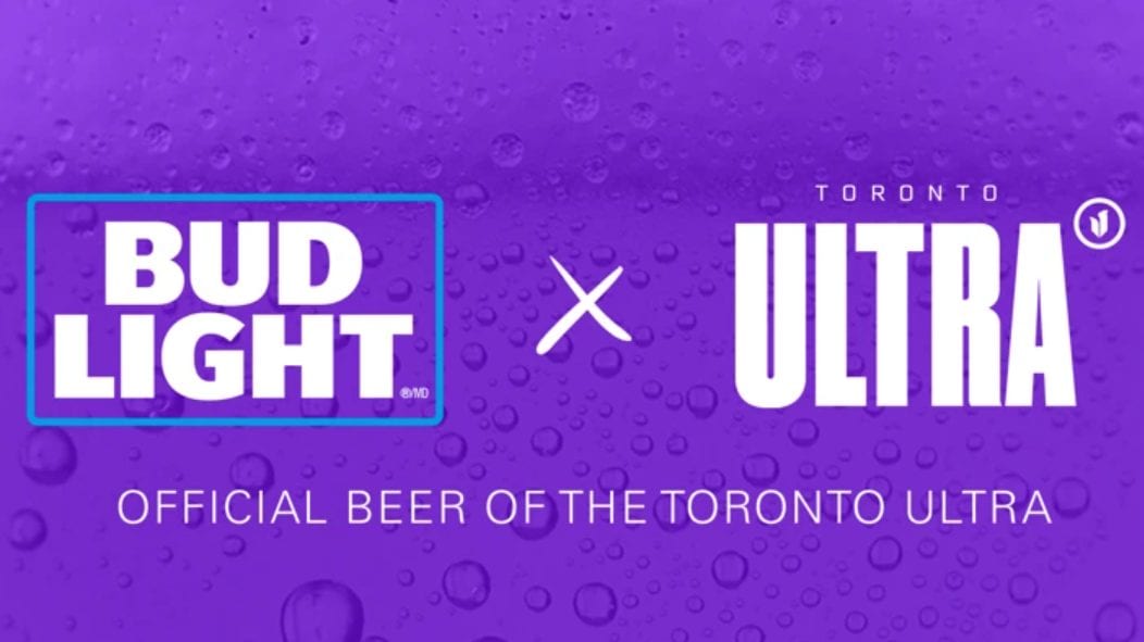 Bud Light supports Toronto Ultra in new partnership