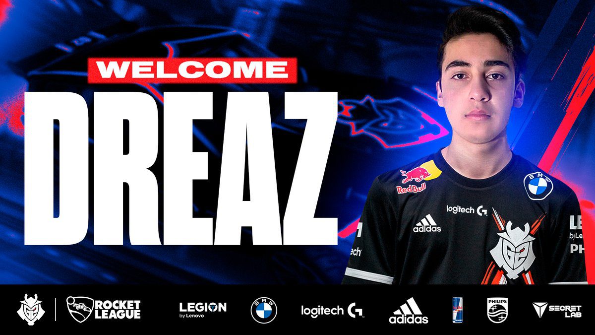 Dreaz joins G2 Esports Rocket League starting lineup - Upcomer
