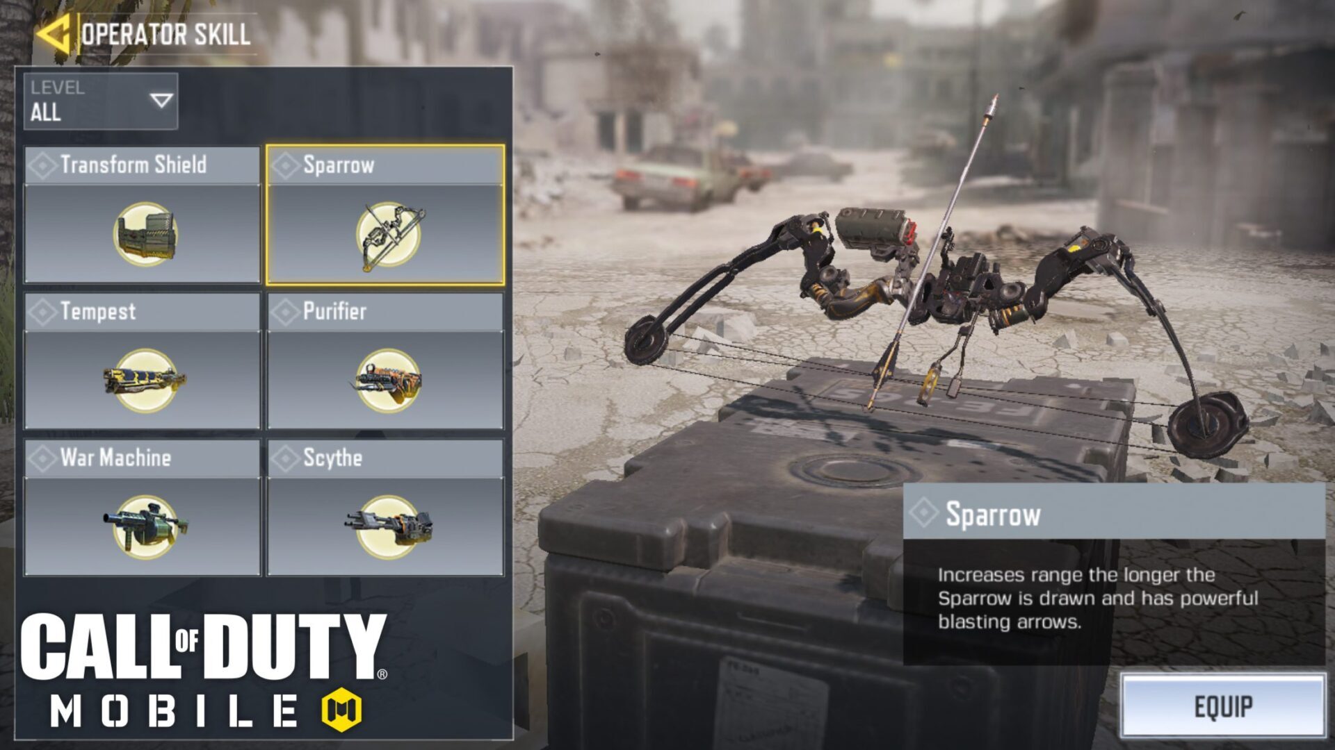 How to unlock the Sparrow Operator Skill in COD Mobile