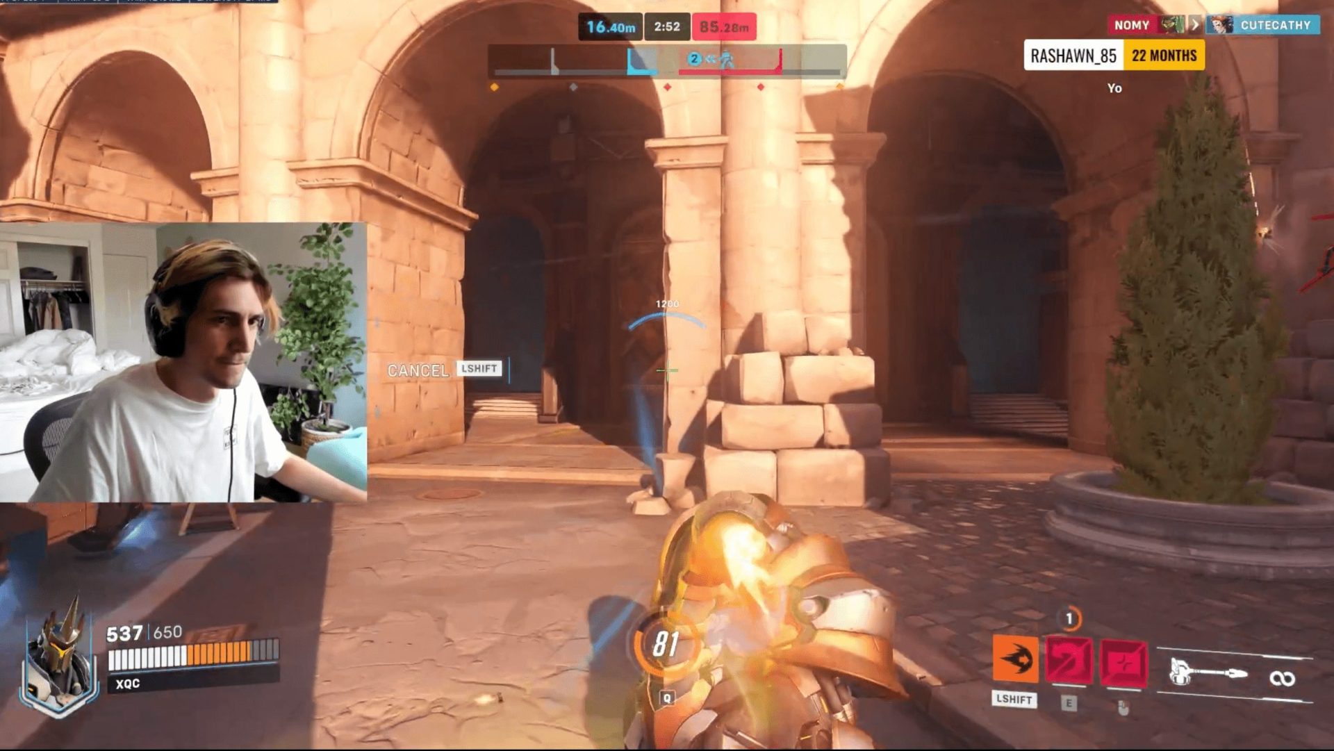 xQc gives his first impressions of Overwatch 2 beta