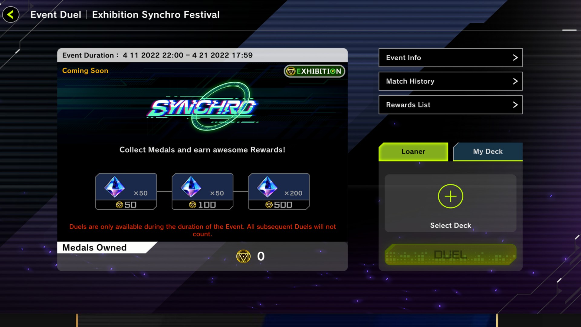 Yu-Gi-Oh! Master Duel Synchro Festival Guide