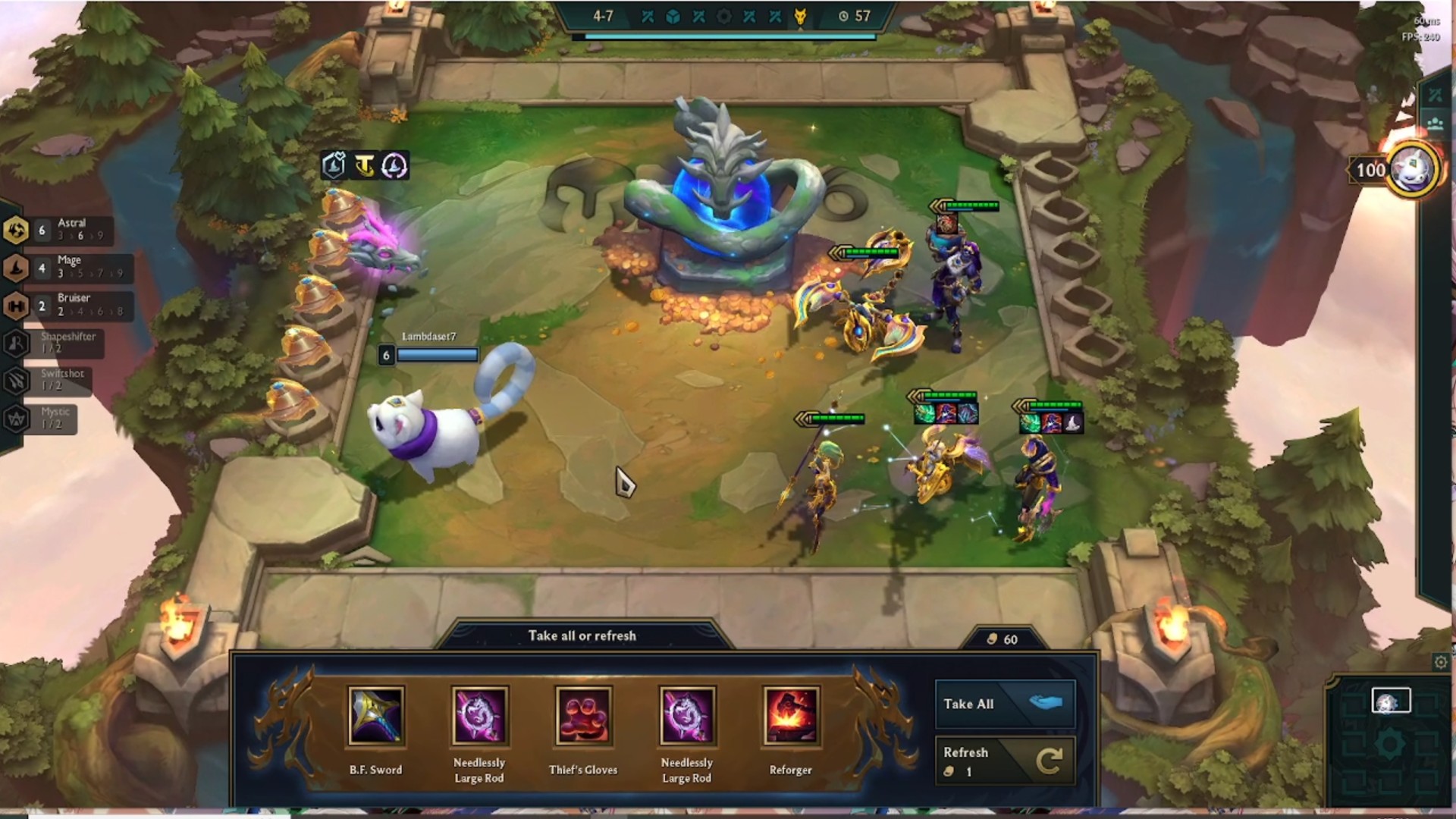 TFT Dragonlands mechanics: the Treasure Dragon and augments 2.0