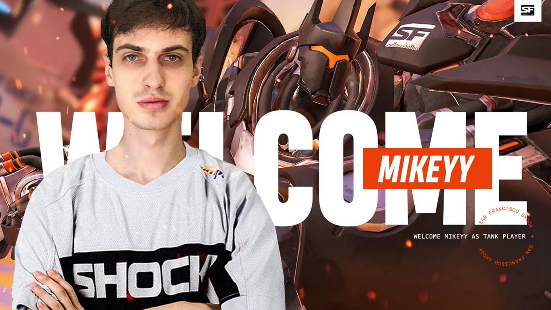 San Francisco Shock sign tank mikeyy just in time for Midseason Madness